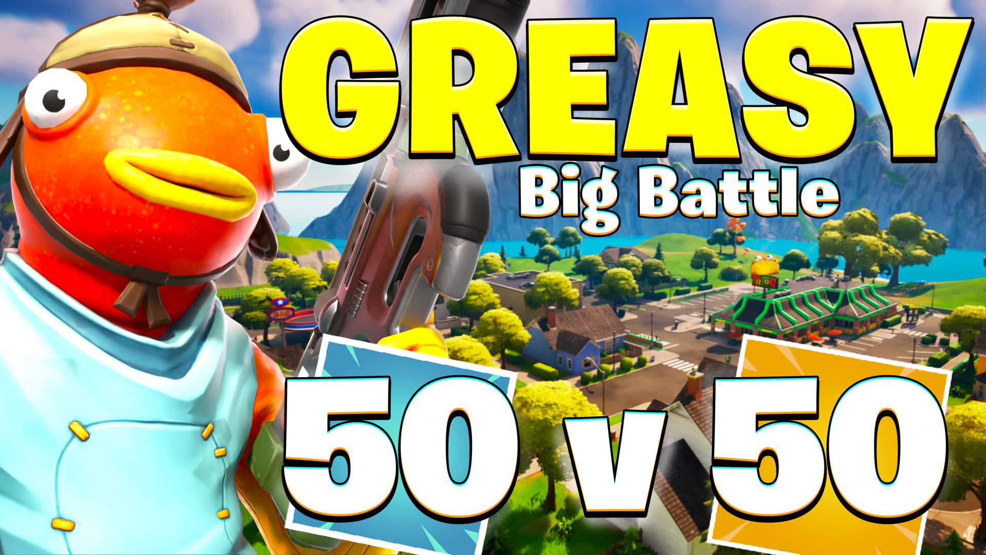 🌮 GREASY 50 v 50 🥶 5042-6044-2706 by geord1e - Fortnite Creative Map ...