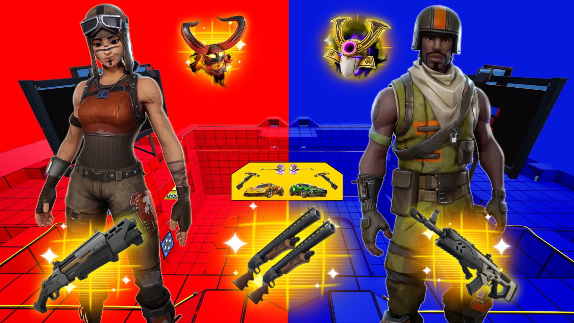 ULTIMATE RED VS BLUE 🔴🔵 8158-5686-6128 by rockygift1 - Fortnite ...