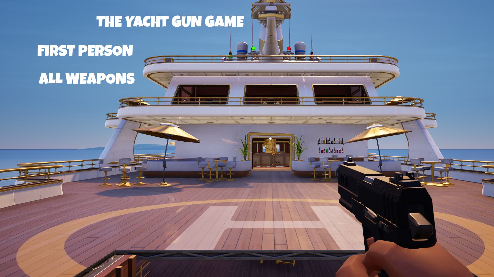 FIRST PERSON YACHT GUN GAME 6485-6838-6370 by fh08 - Fortnite Creative Map Code - Fortnite.GG