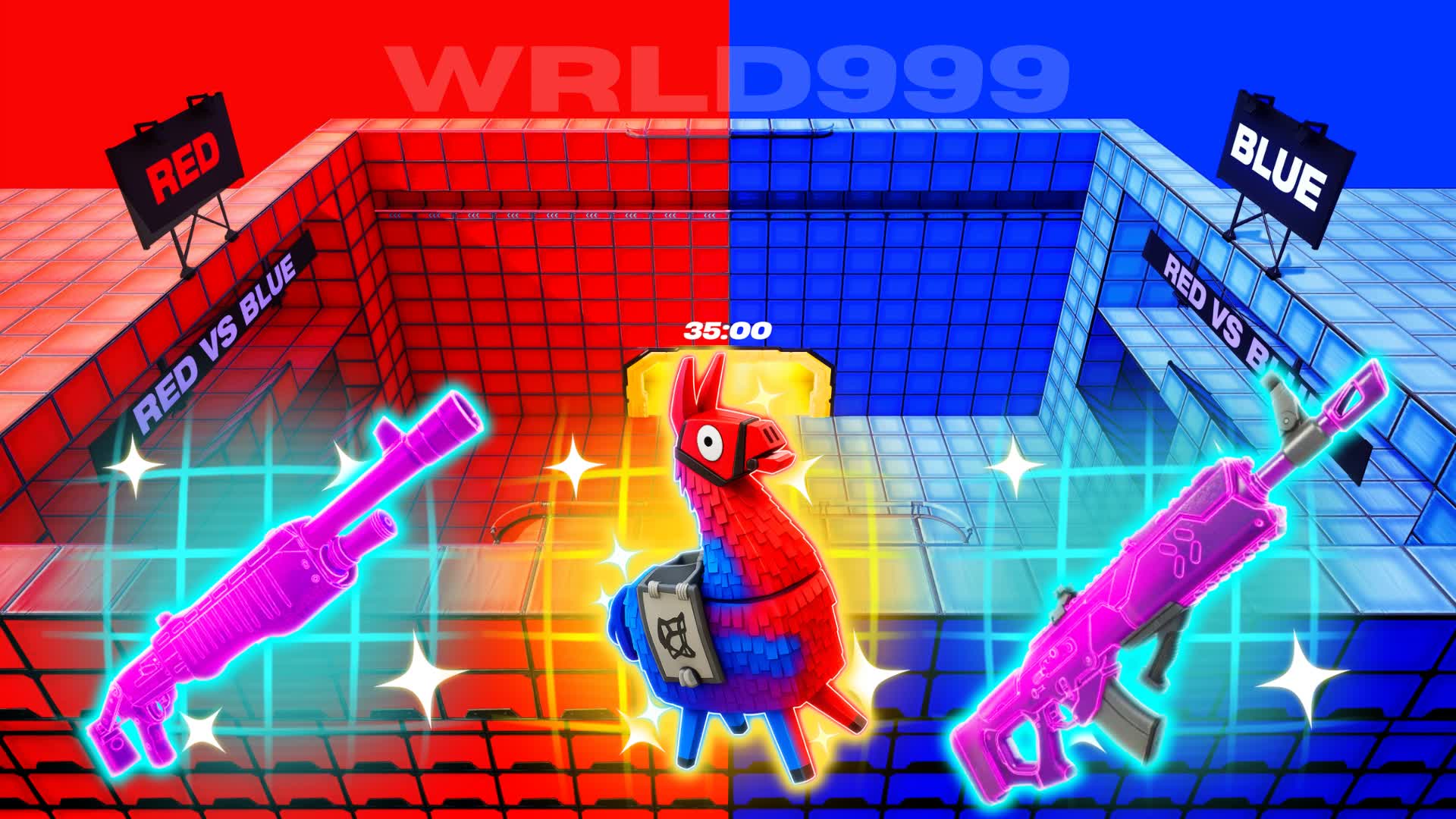 POSH RED VS BLUE 🔴🔵 9410-7928-6713 by wrld999 - Fortnite Creative Map ...