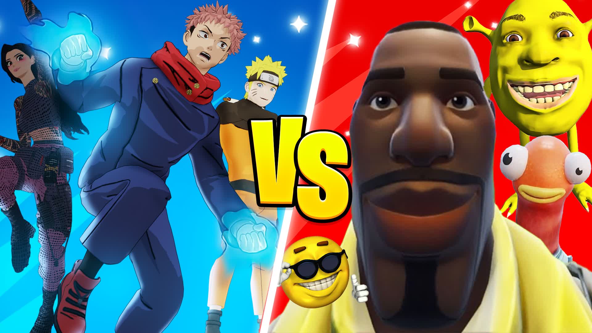 🦊Anime Vs Meme😎 4409-0348-1986 by tkfr - Fortnite Creative Map Code ...