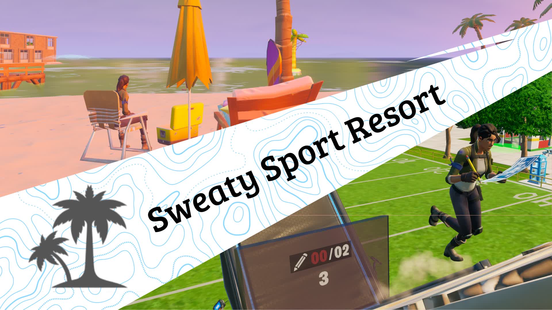 💦 🌴 Sweaty Sport Resort 🌴 💦 2687-1175-9341, de arcade_royale - Fortnite