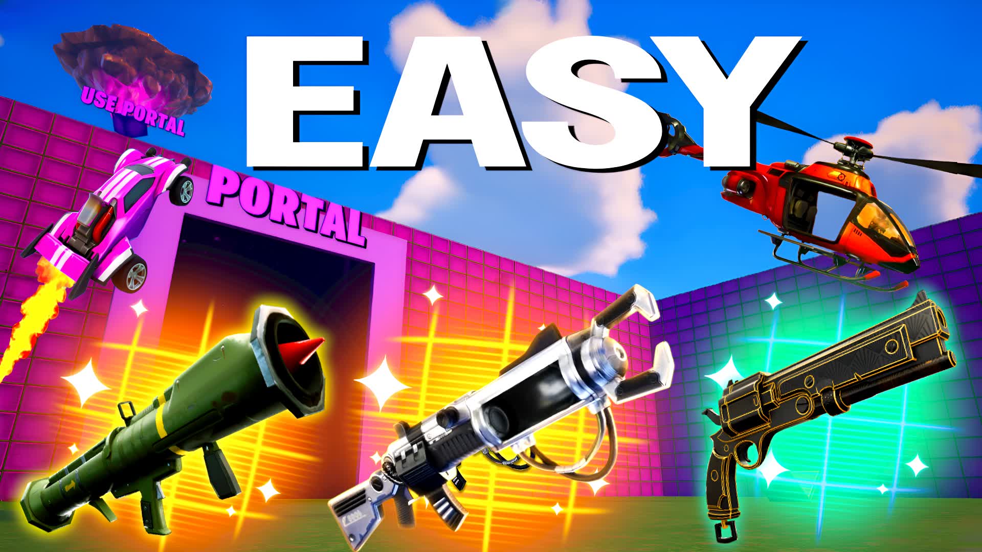 EASY 1V1 FREE FOR ALL 6752-8053-4759 by ez77 - Fortnite Creative Map Code - Fortnite.GG
