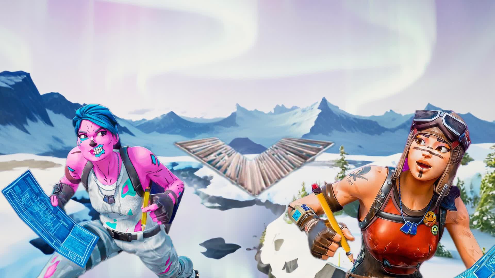 1VS1 BUILD FIGHT 👑 (3D BACKGROUND) 6720-4387-8936 by robinrdw ...
