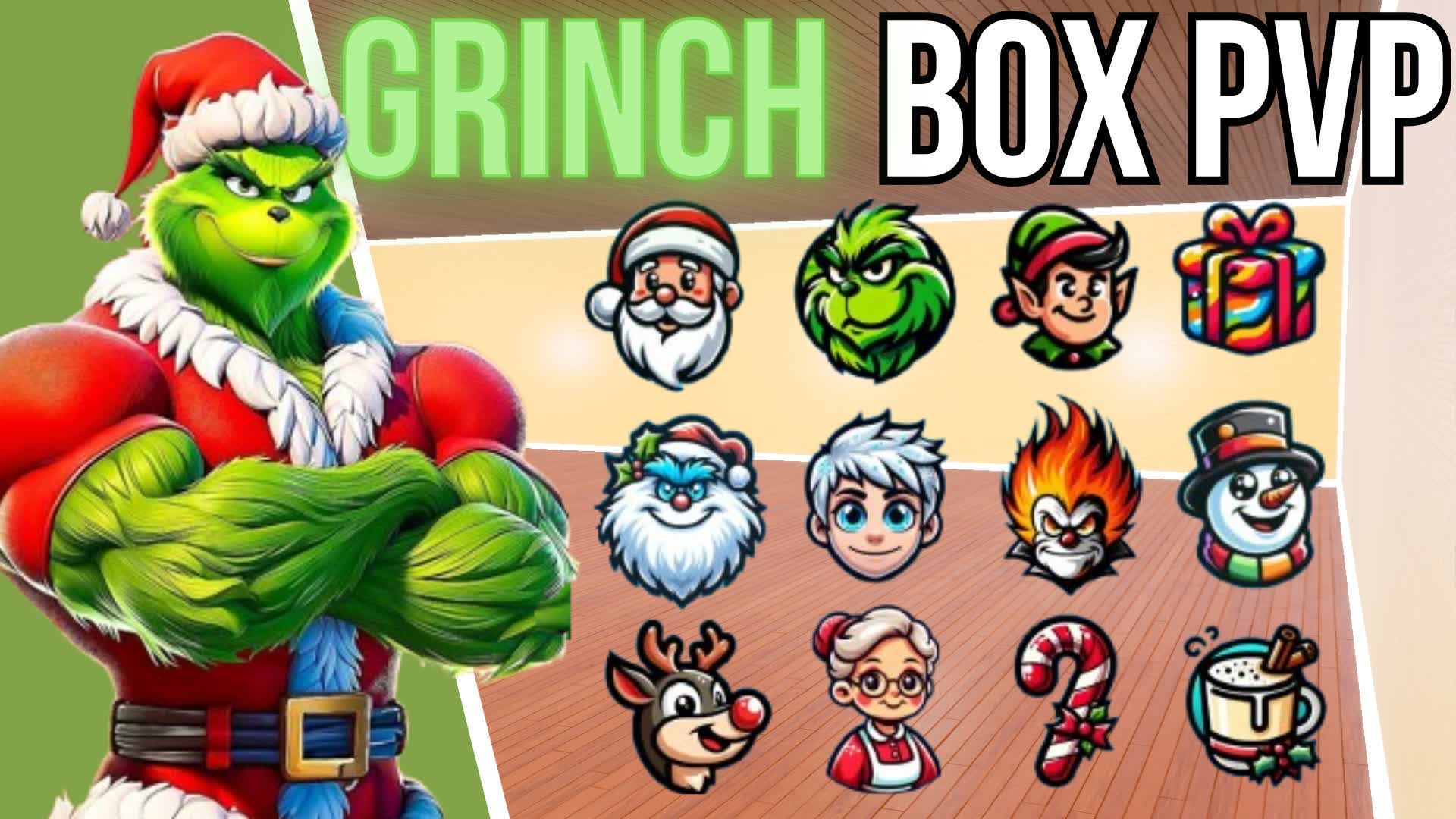 Grinch Box Pvp 1303-2464-1141 by ghostenaru - Fortnite Creative Map ...