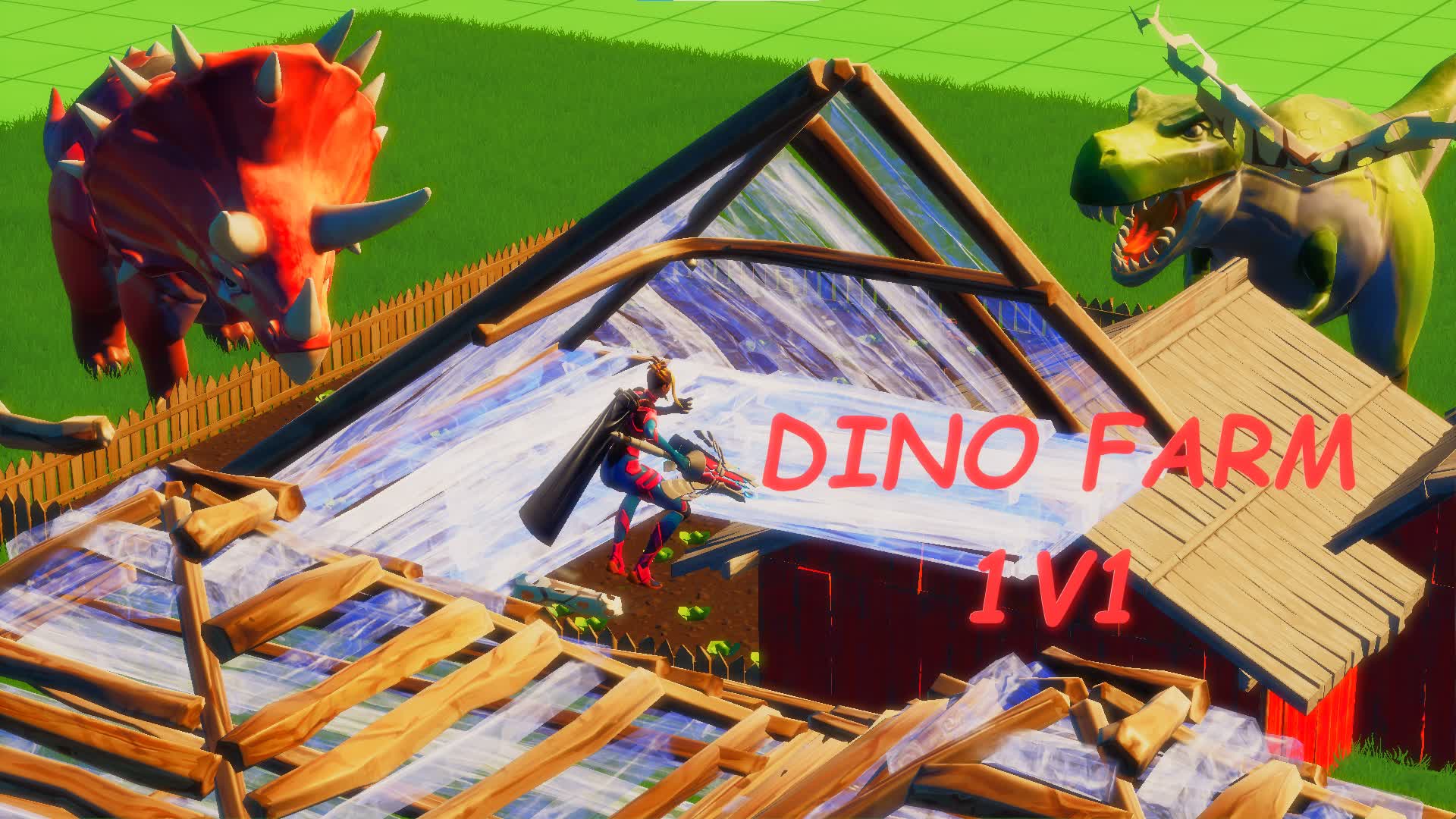 Dino Farm 1v1 7740-8587-6763 by fnbubbles420 - Fortnite Creative Map Code - Fortnite.GG