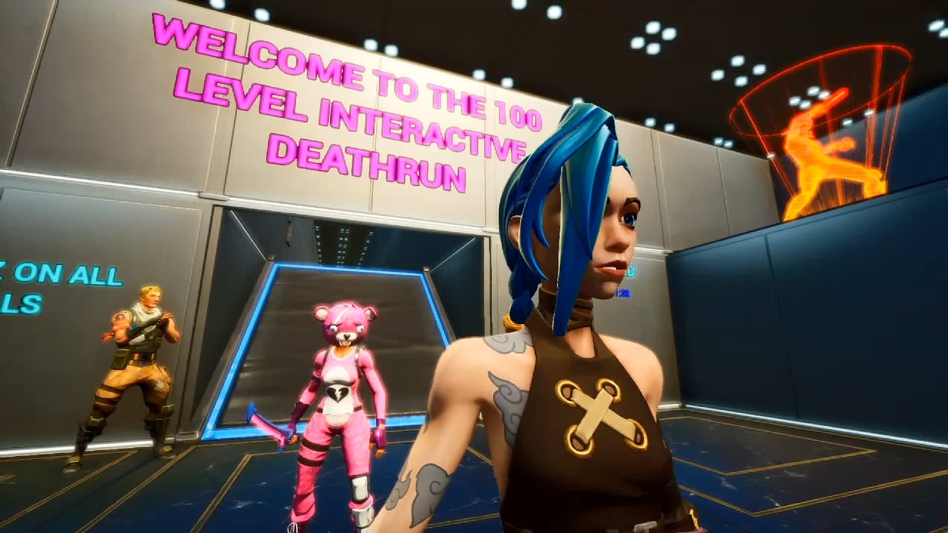 100 LEVEL INTERACTIVE DEATHRUN 4507-6399-2529 by kellllzzz - Fortnite
