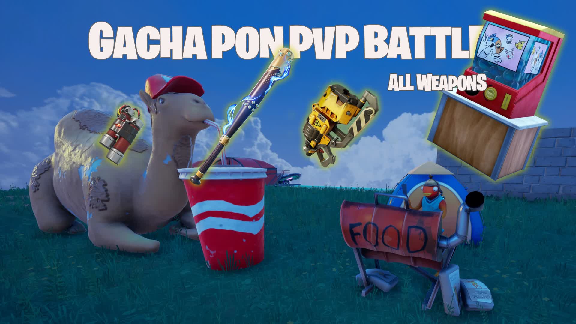 GACHA PON PVP BATTLE (FREE FOR ALL) 2689-0466-3487 by kaitou - Fortnite ...