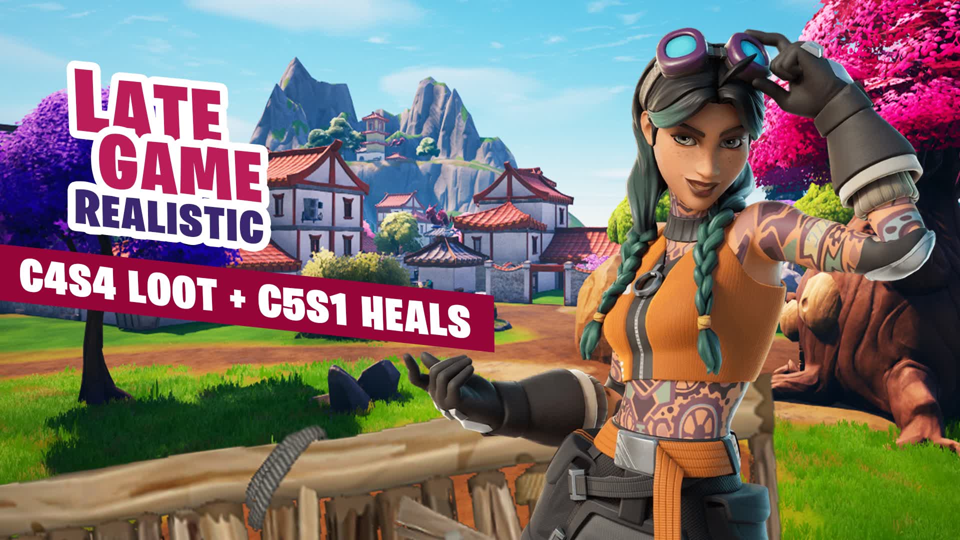 LATE GAME REALISTIC (C4 LOOT + C5 HEALS) 3291-3488-0639 by maxtenton - Fortnite Creative Map ...