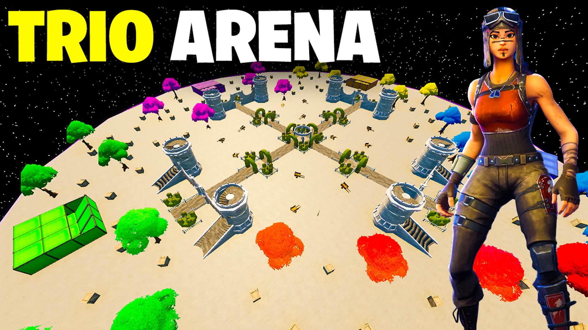 TRIO NO BUILD ZONE WARS 0771-9468-0085 by LEN-_- - Fortnite.GG