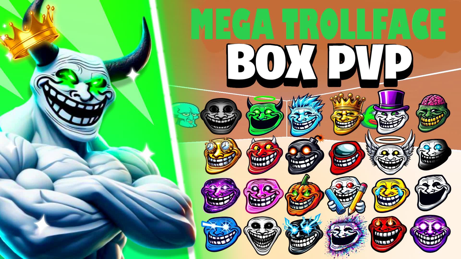 📦MEGA TROLLFACE BOXFIGHTS☠️ 9601-7414-6190 by shurkyfn - Fortnite ...