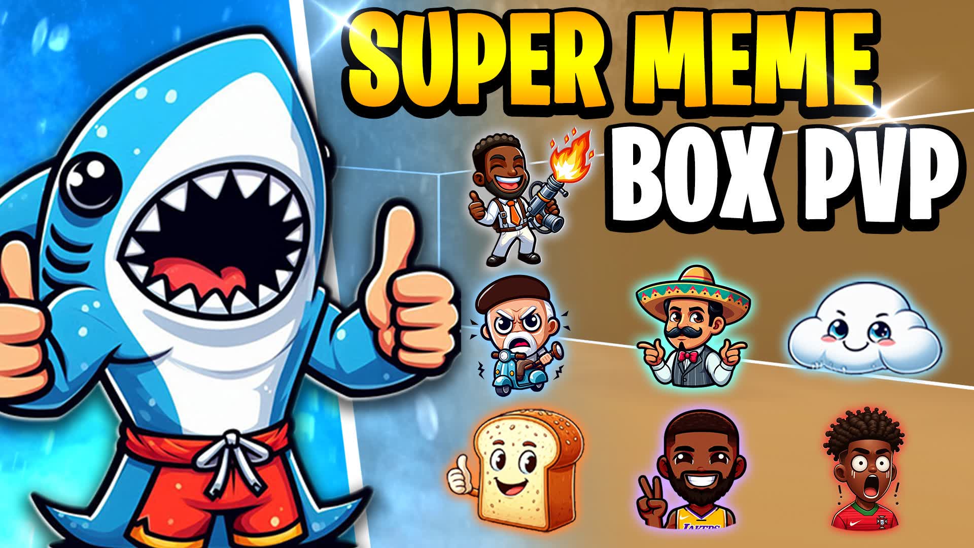 SUPER MEME BOX PVP📦 1465-0817-3655 by chelofn - Fortnite Creative Map ...