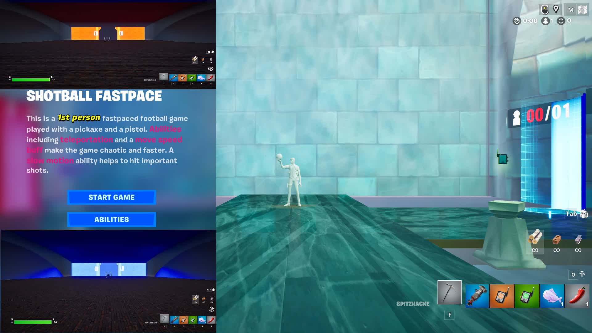 Speedball 4224-9590-1419 by gamesdone - Fortnite Creative Map Code ...