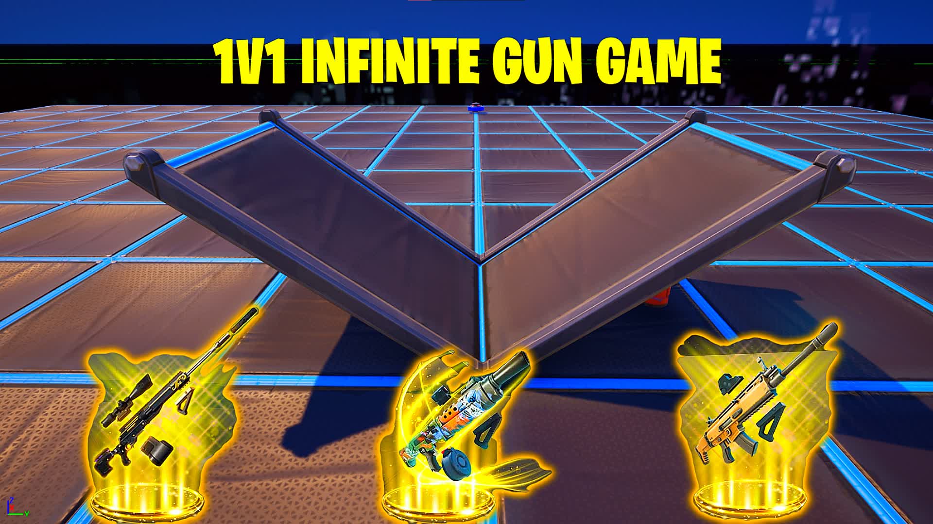 1V1 INFINITE GUN GAME 💎 4321-1573-5548 by sui - フォートナイト