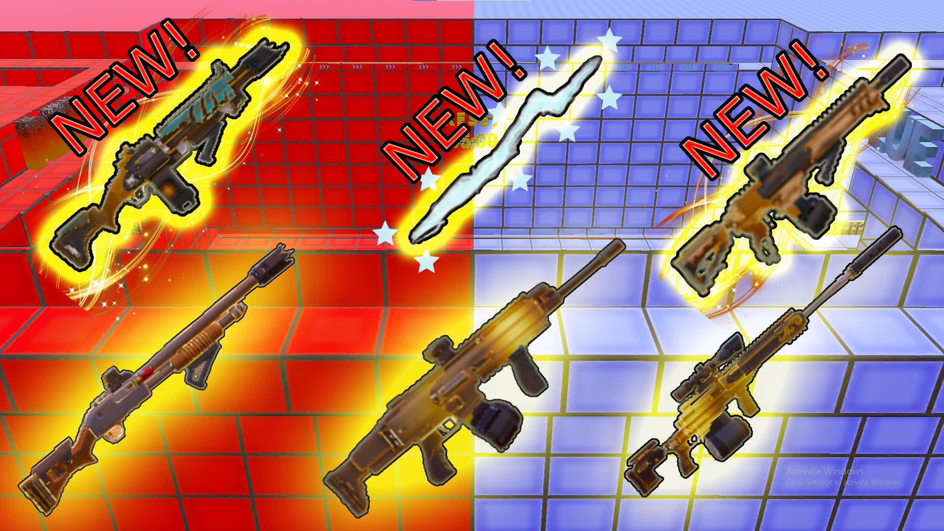 CUSTOM RED VS BLUE🔴🔵 1531-5895-4835 by acedyt - Fortnite Creative Map ...