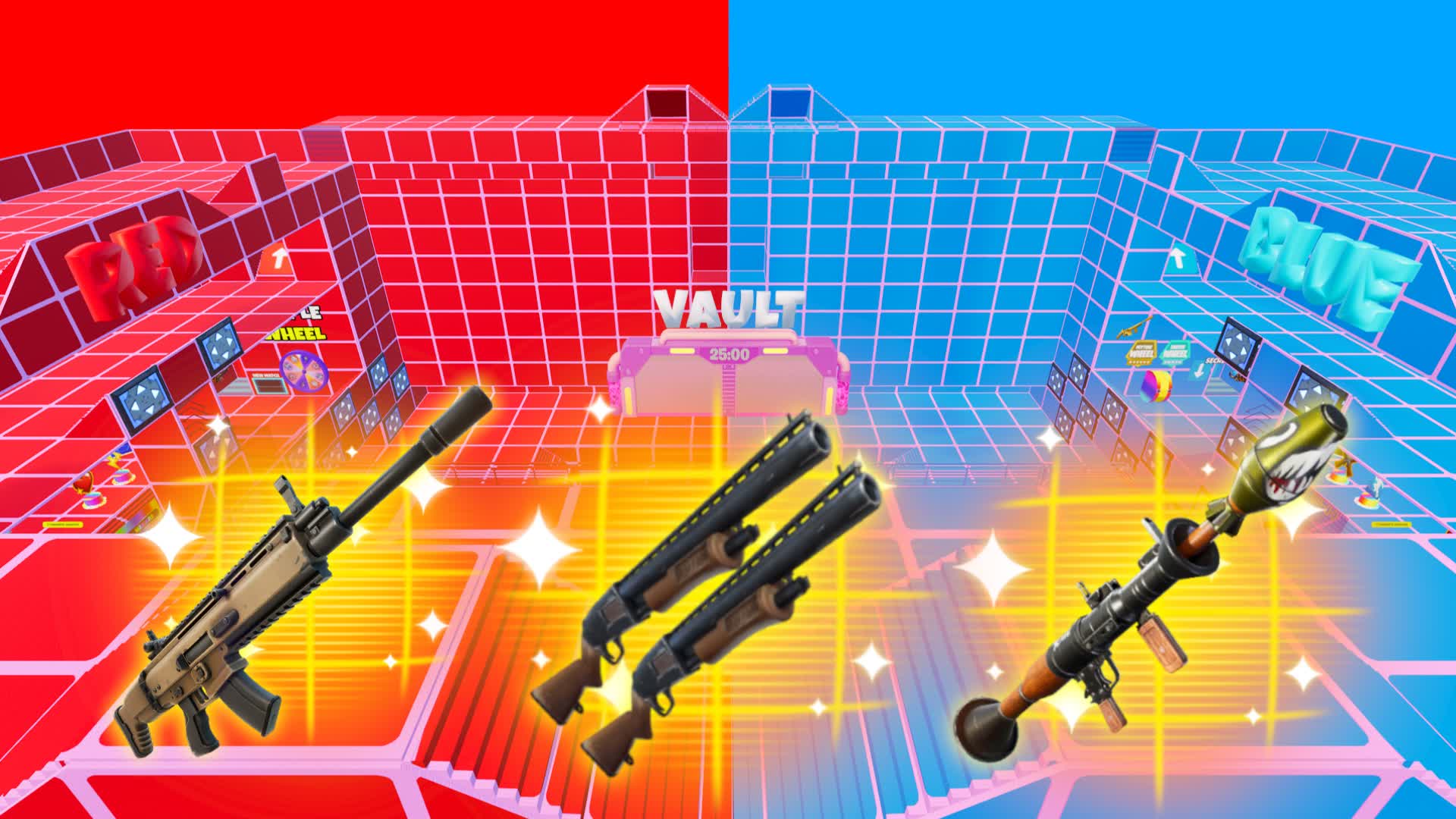 FUNNY RED VS BLUE 🔴🔵(ALL CARS) 6700-6800-6903 by mamars - Fortnite Creative Map Code - Fortnite.GG