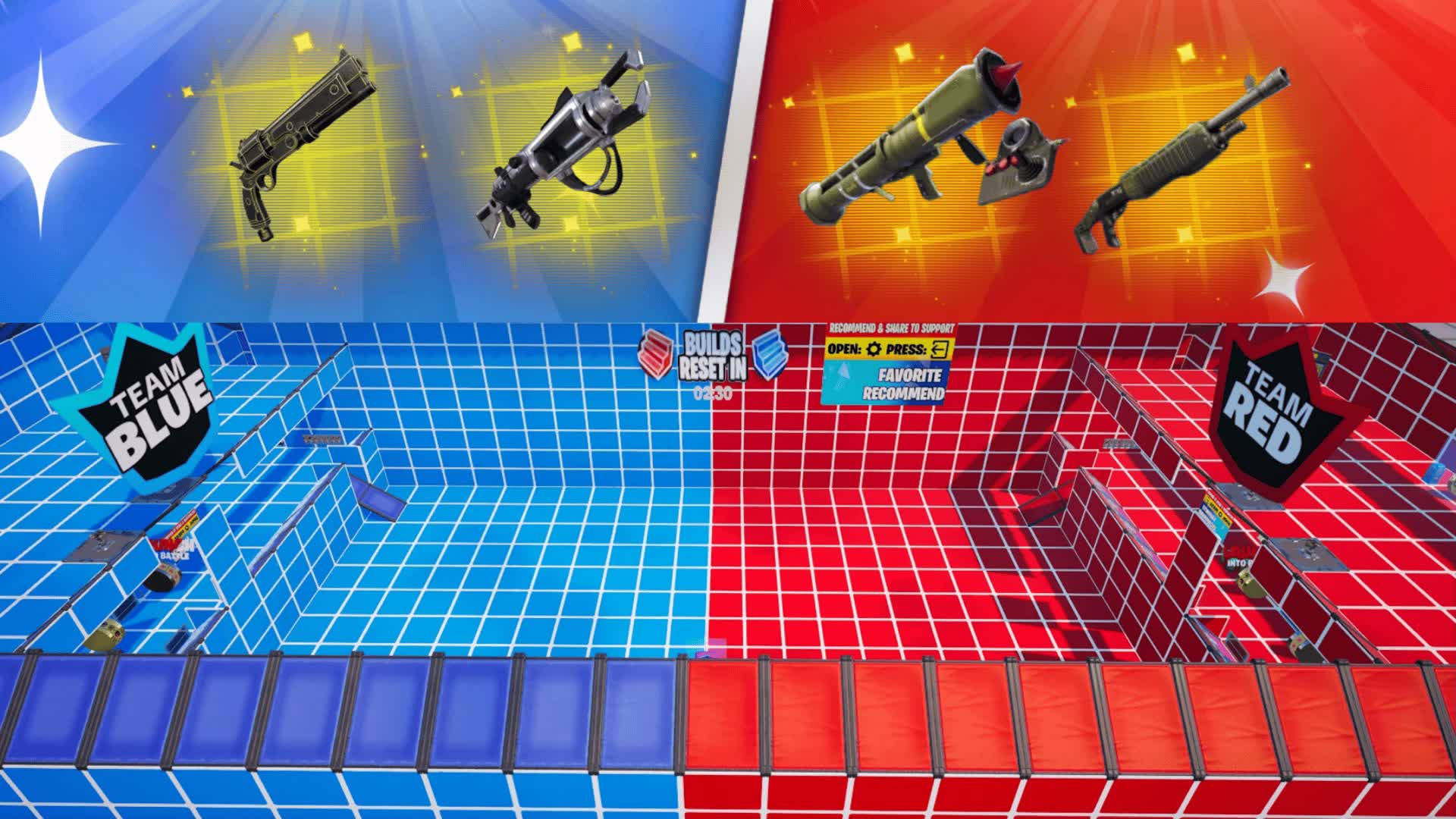 UNIVERSITY RED vs BLUE🔴🔵 1634-4632-6624 by za7ava - Fortnite Creative Map Code - Fortnite.GG