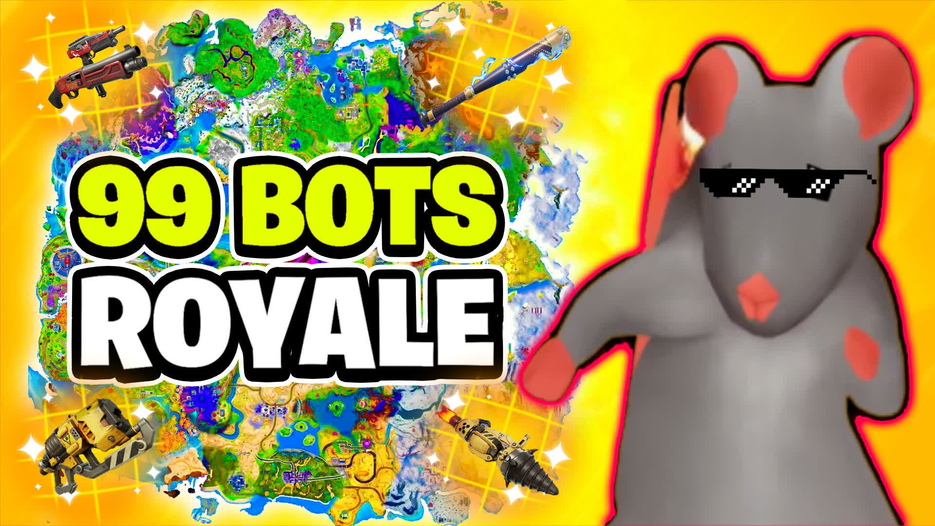 ⭐ROYALE BASE WARS 99 BOTS SLIDE ALLCARS⭐ 4085-0356-4588 by abosz - Fortnite