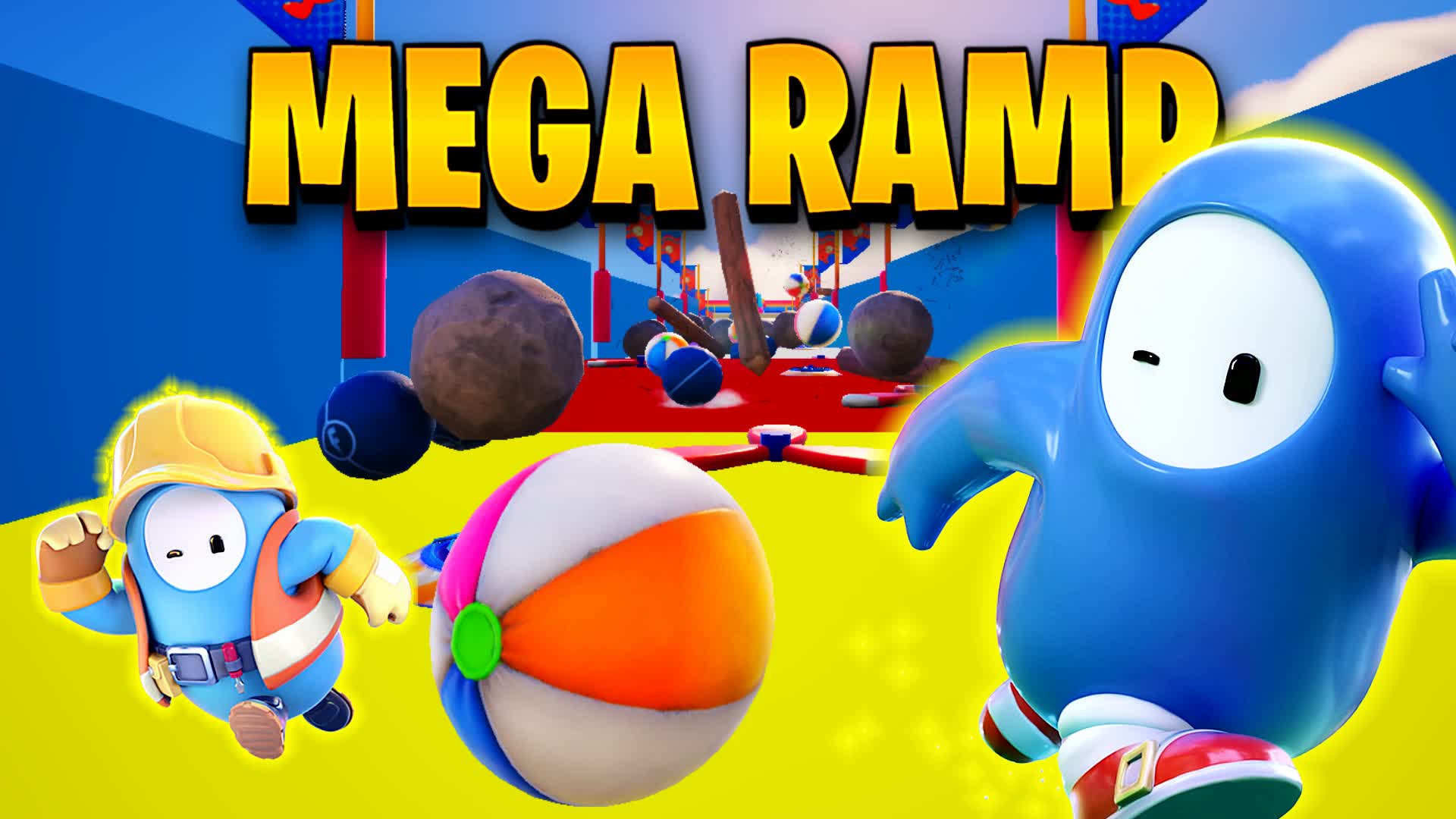👑 MEGA RAMP SURVIVAL : FALL GUYS 👑 7475-0088-5566 par srioz - Fortnite