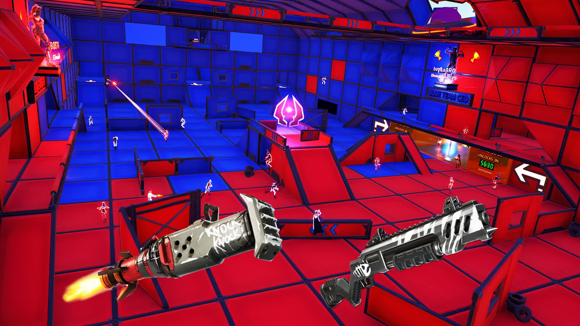 💯RED VS BLUE🥶 RUMBLE 6207-0778-2857 by boykaaro - Fortnite Creative Map ...