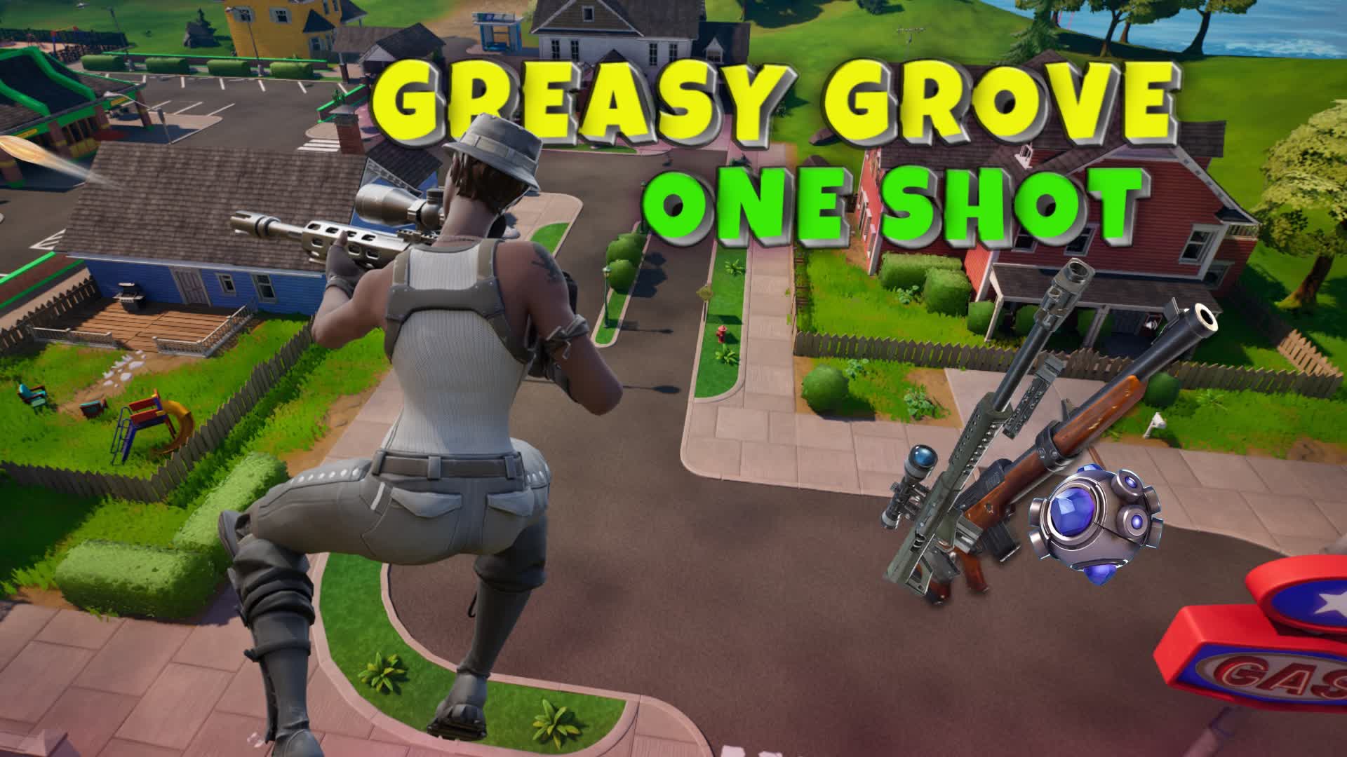ONE SHOT GREASY GROVE 6372 1550 0879 By Pos Fortnite Creative Map ONE SHOT GREASY GROVE 6372 1550 0879 By Pos Fortnite Creative Map