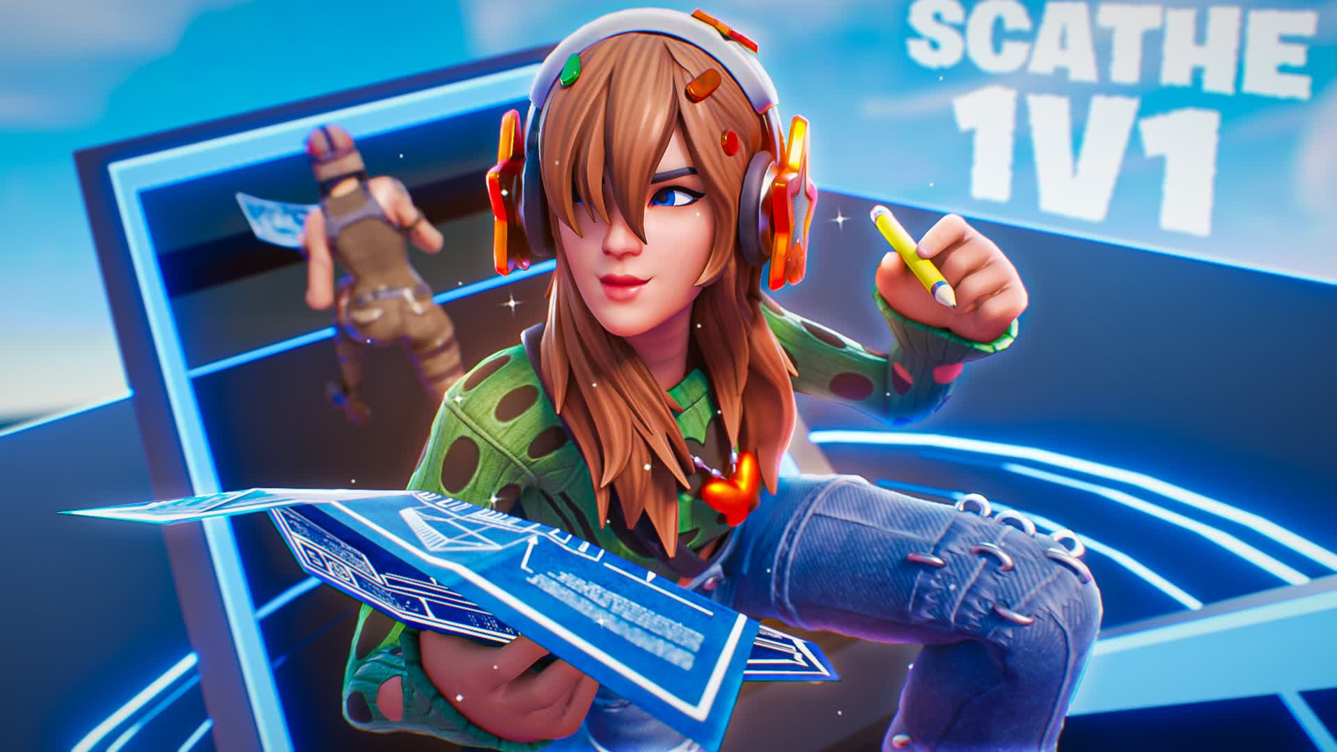 Scathe 1v1 Build Fights (200 PUMP)📝 7430-8588-2561 by scathe - Fortnite