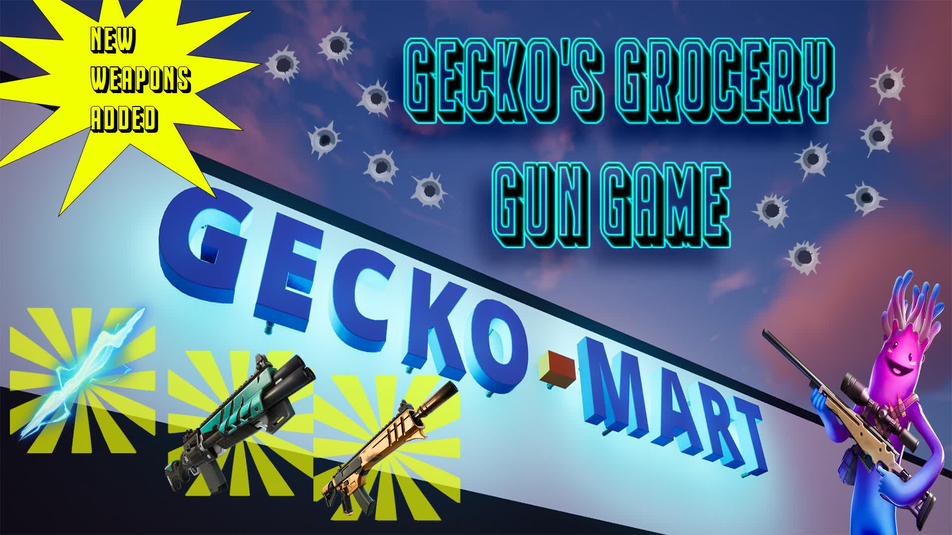 Juega Gecko's Gun Game - 7670-3579-9172 | Fortnite Zone