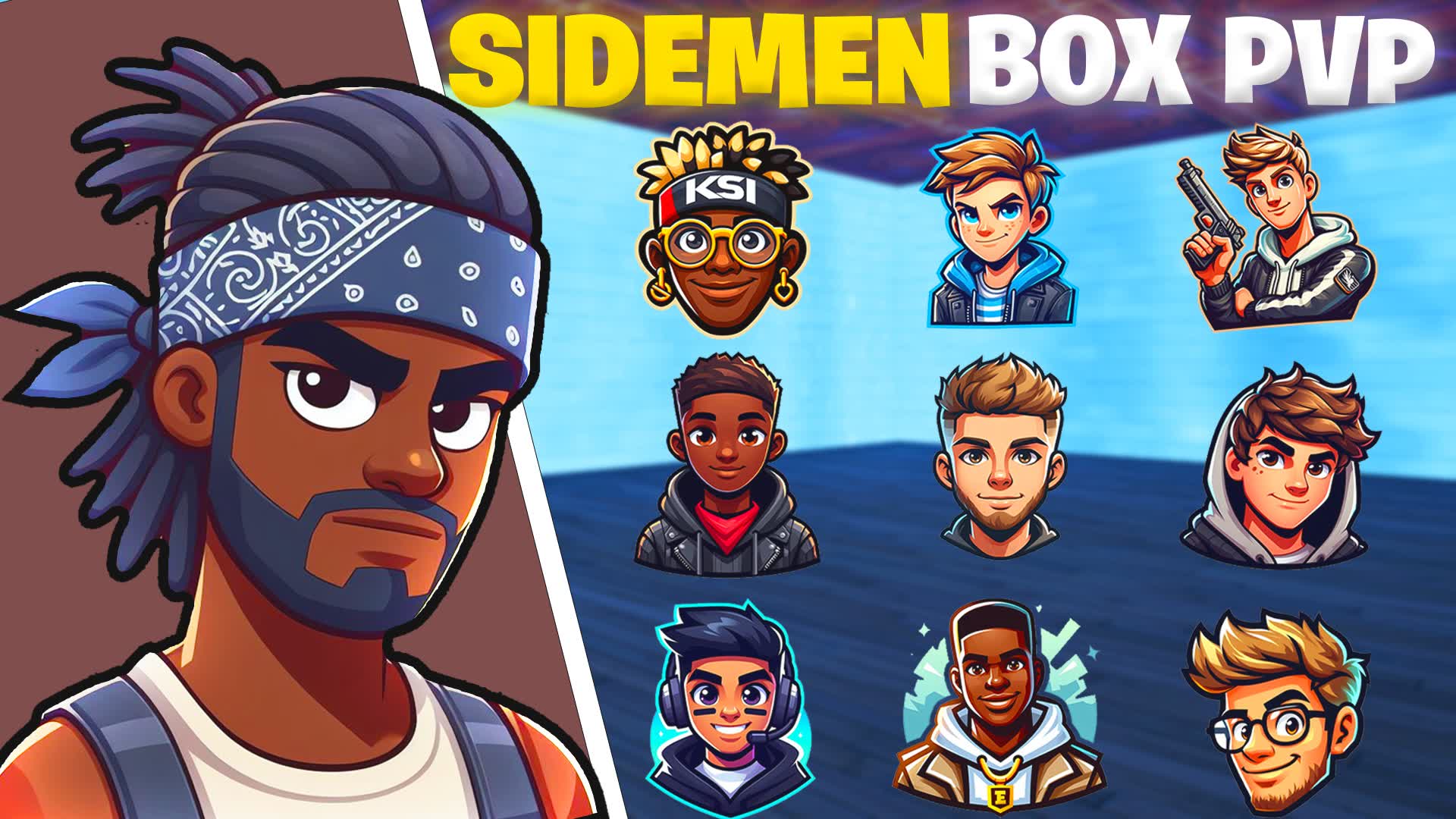 SIDEMEN BOX PVP 📦 5464-6803-1702 by prezzie - Fortnite Creative Map ...
