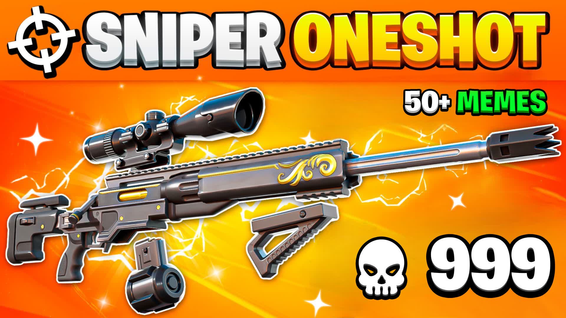 MEME SNIPER ONE SHOT 🎯 8451-6587-8670 by stormwave - Fortnite Creative Map Code - Fortnite.GG