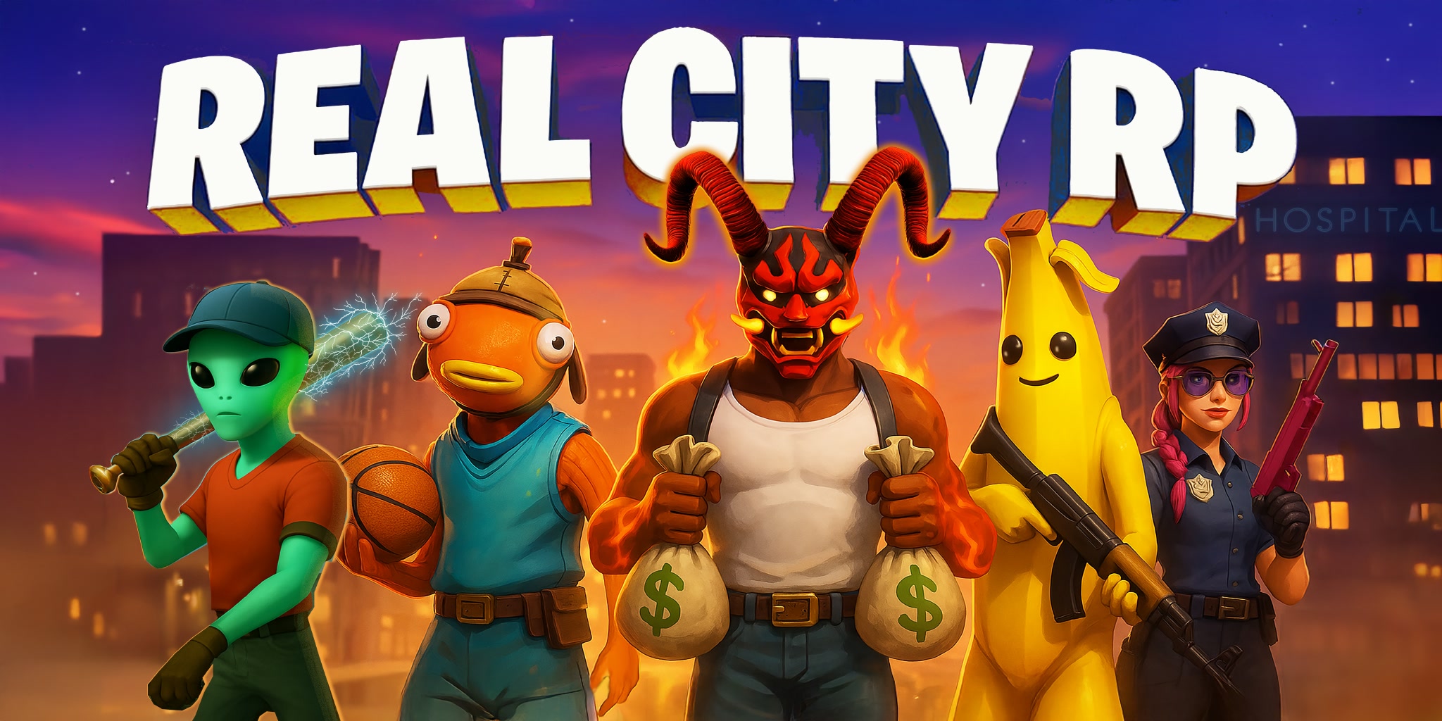 REAL CITY RP 0400-7565-5079 by art-intel-agent - Fortnite Creative Map ...