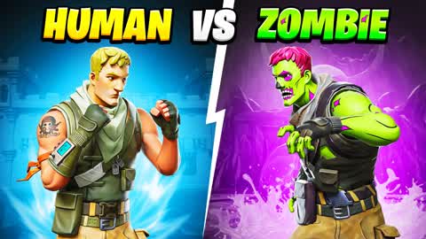 Human VS Zombie 2039-6577-3186 by paratonic - Fortnite Creative Map ...