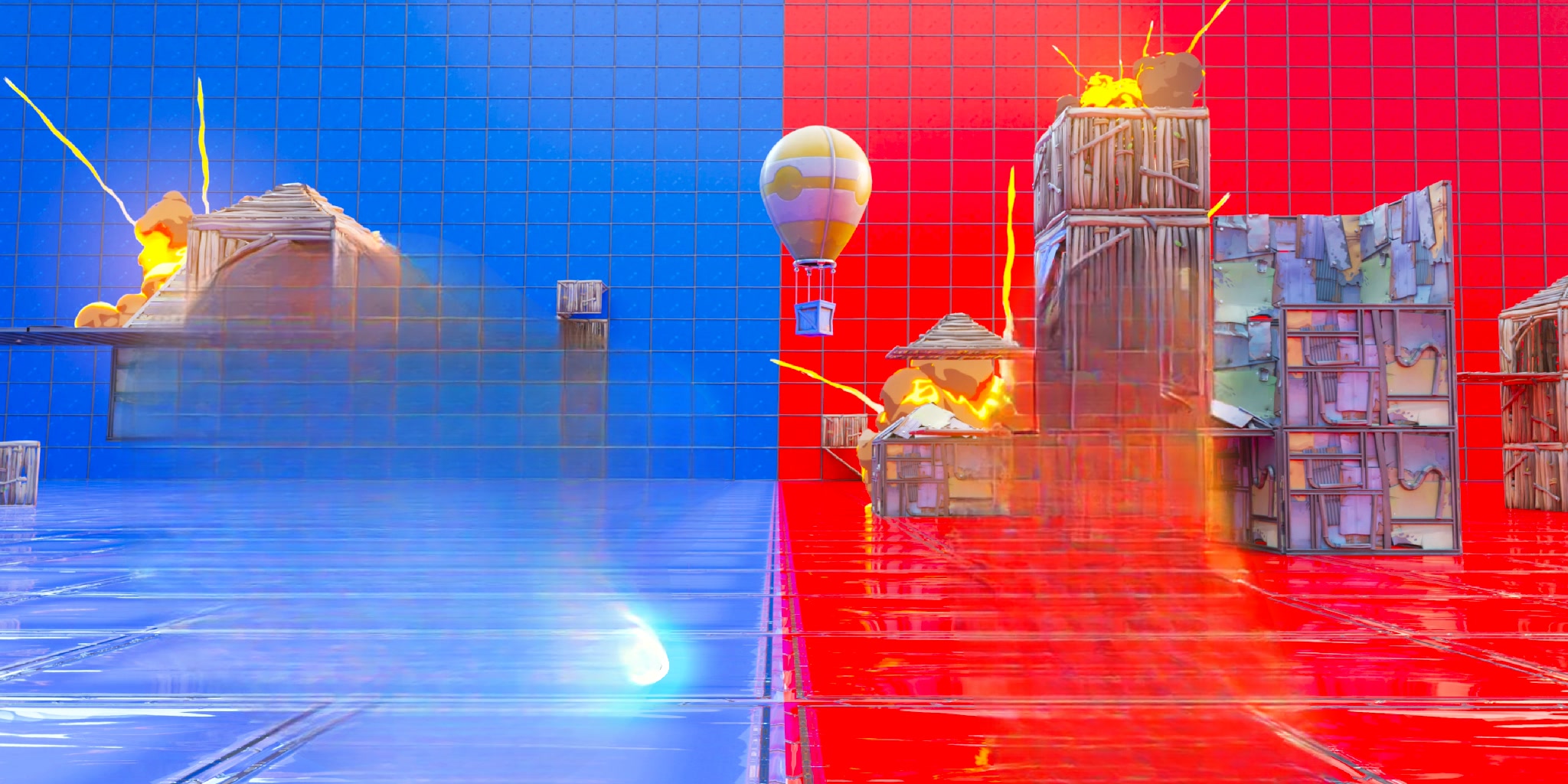 CRAZY RED VS BLUE🔴🔵 STAASH 6927-5718-9952 by staash - Fortnite Creative Map Code - Fortnite.GG