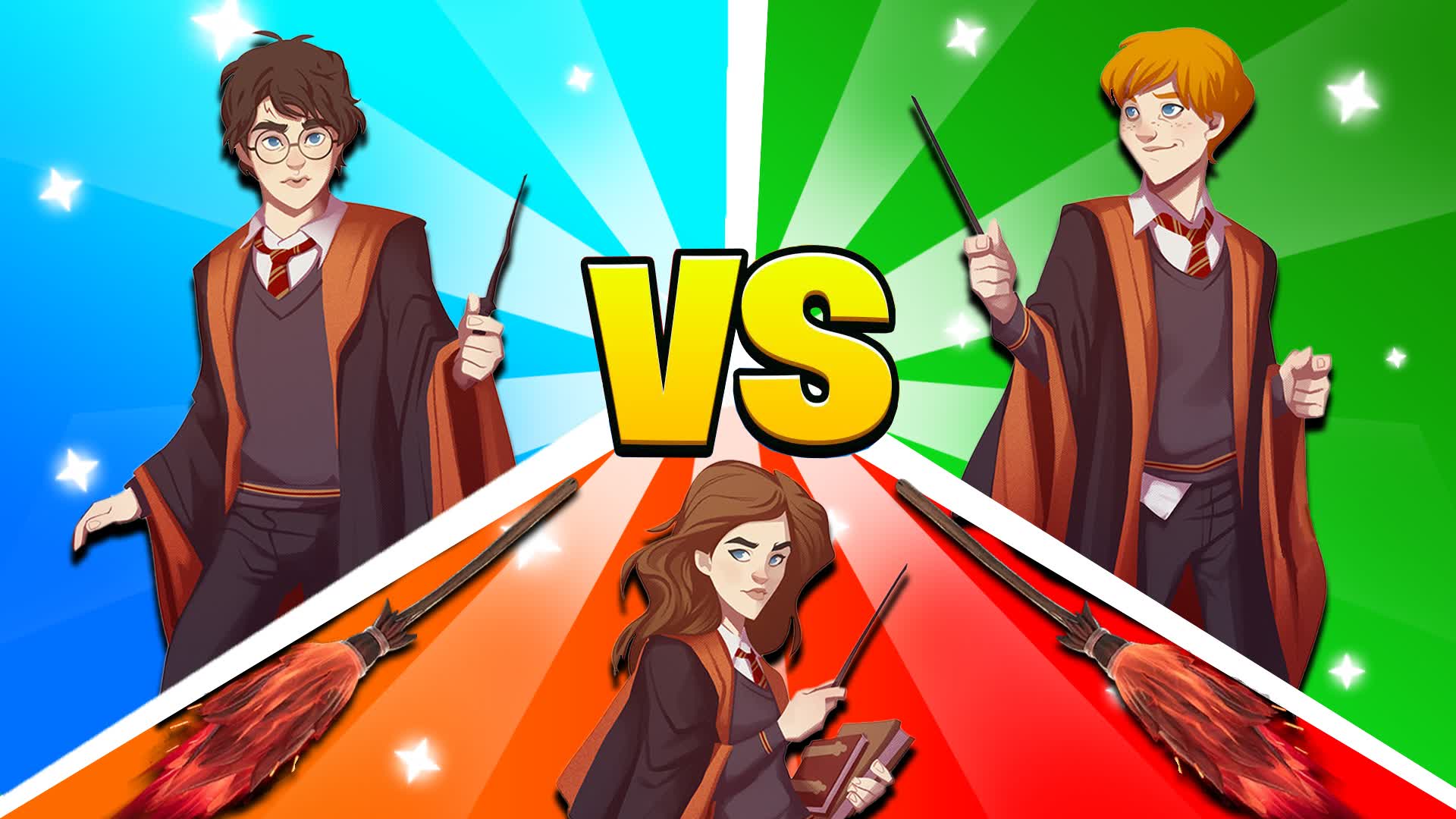 🆕 HARRY VS RON VS HERMIONE 🥇 8388-7467-4754 by bstudios - Fortnite ...