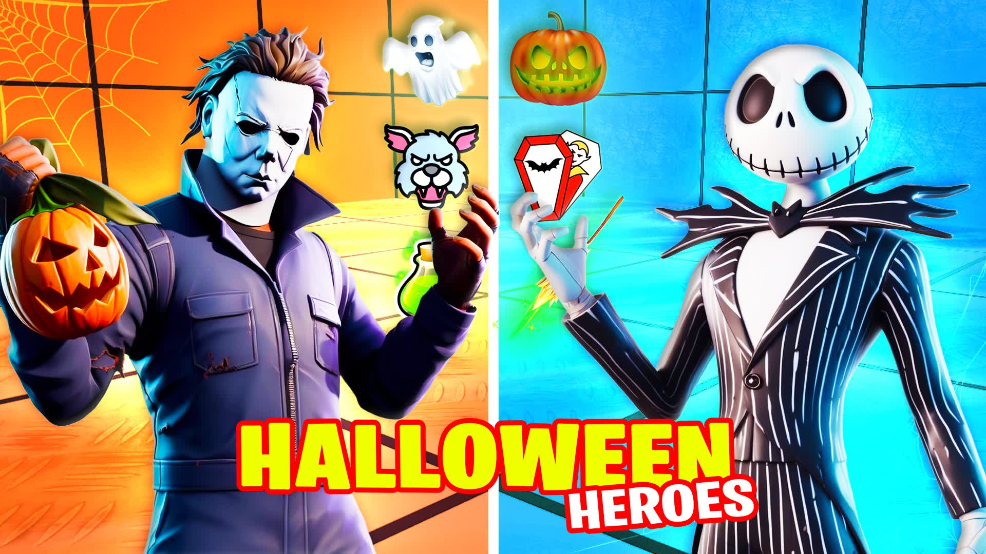 🦸 HEROES JACK vs MYERS 🎃 8661-0901-0160 by grrs - Fortnite Creative Map ...