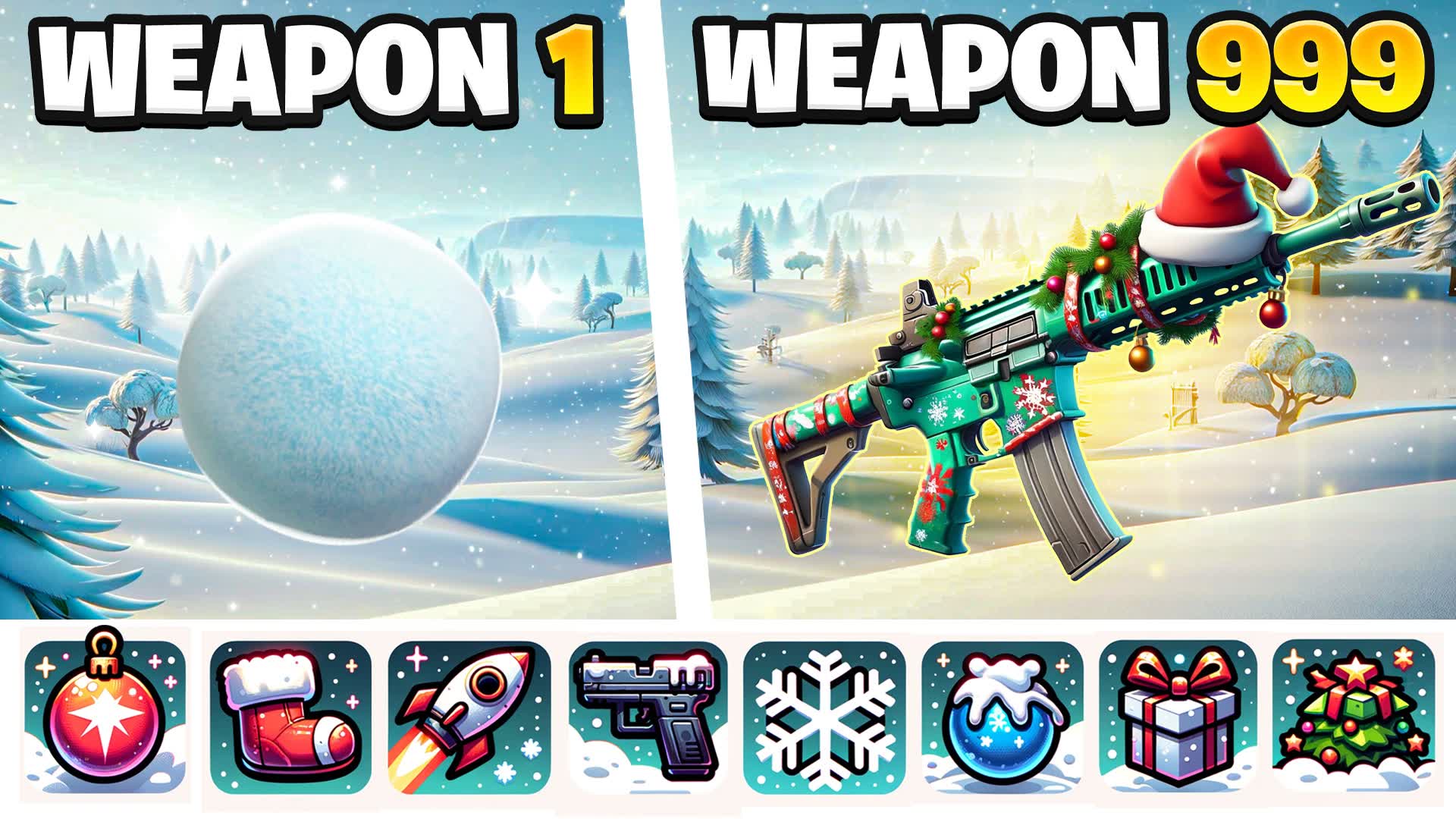 🎅SANTA GUN GAME🎁 7374-1456-7841 by digitag - Fortnite Creative Map Code ...