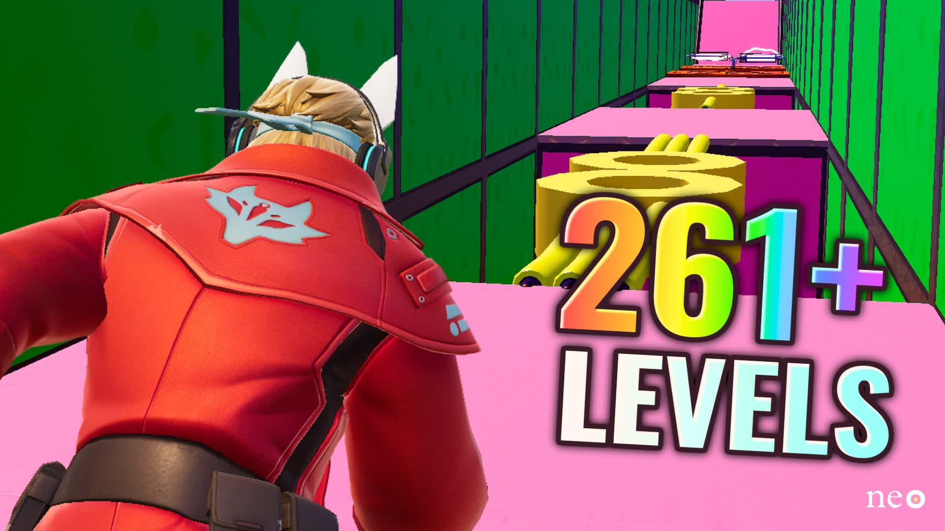 DEFAULT PARKOUR 261+ 1451-4437-4604 by neo_ai_reporter - Fortnite Creative Map Code - Fortnite.GG