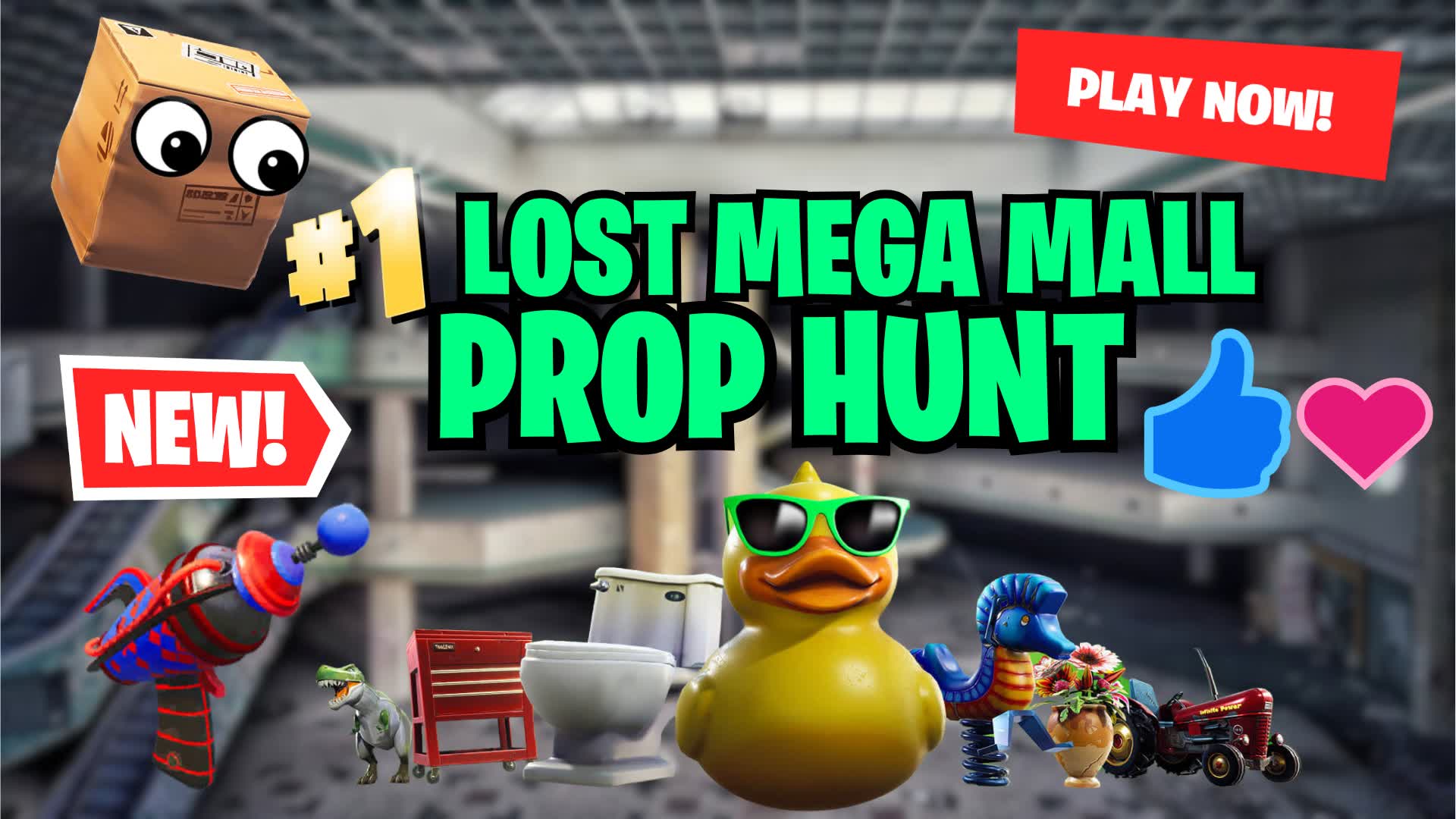 PROP HUNT - Lost Mega Mall 🏬👻 9806-5925-3490 by jan_0611 - Fortnite ...