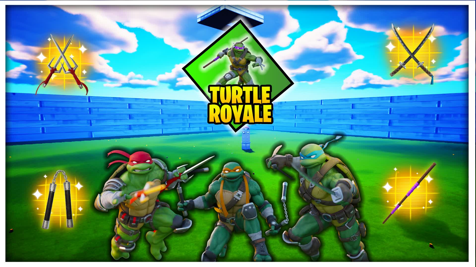 TURTLE BOT ROYALE 🐢 (TMNT) 3426-4680-9800 by reloadstudios - Fortnite