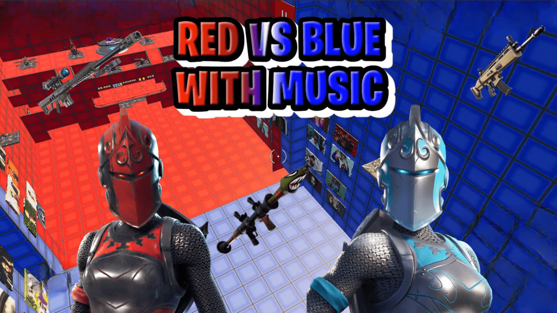 🔴 RED VS BLUE MUSIC 🔵 7142-1367-0232 by krilin - Fortnite Creative Map ...
