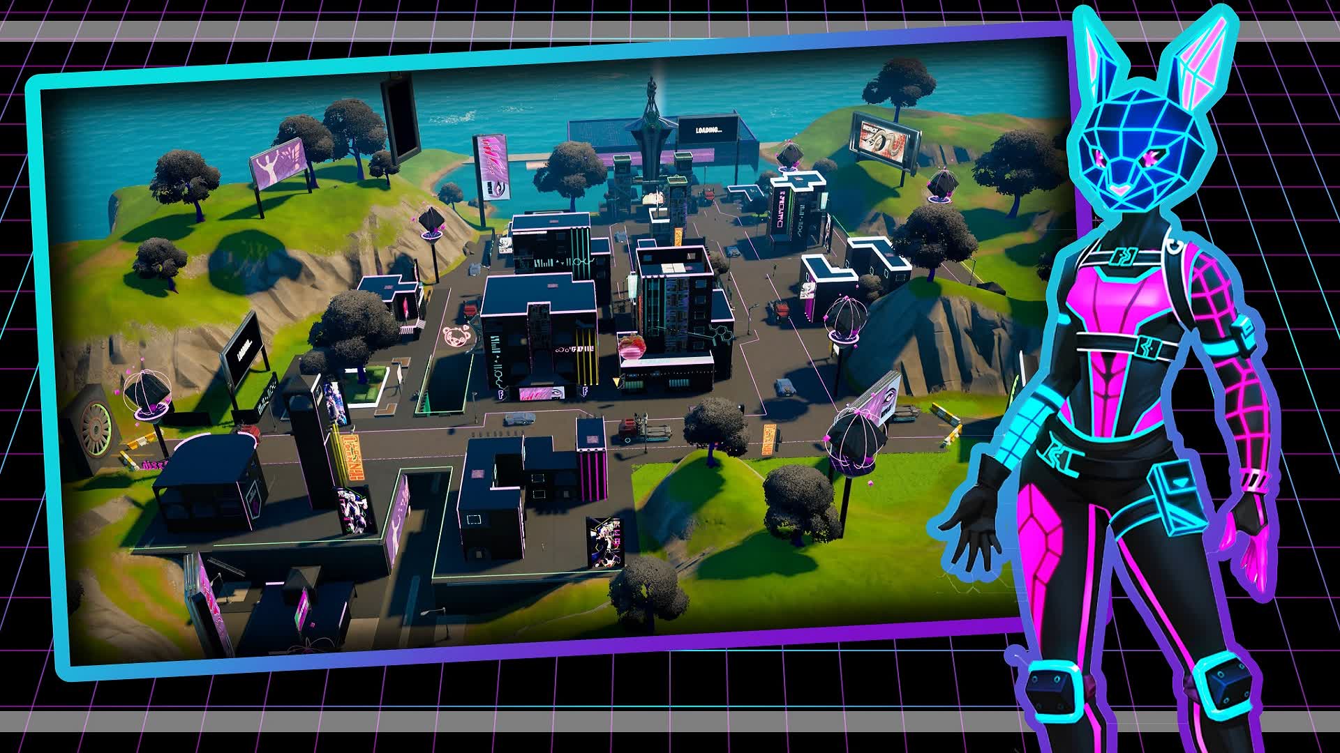 Choose your Zone Wars - Cyber Towers 🏢 9695-1046-0739 by eudyn - Fortnite Creative Map Code ...