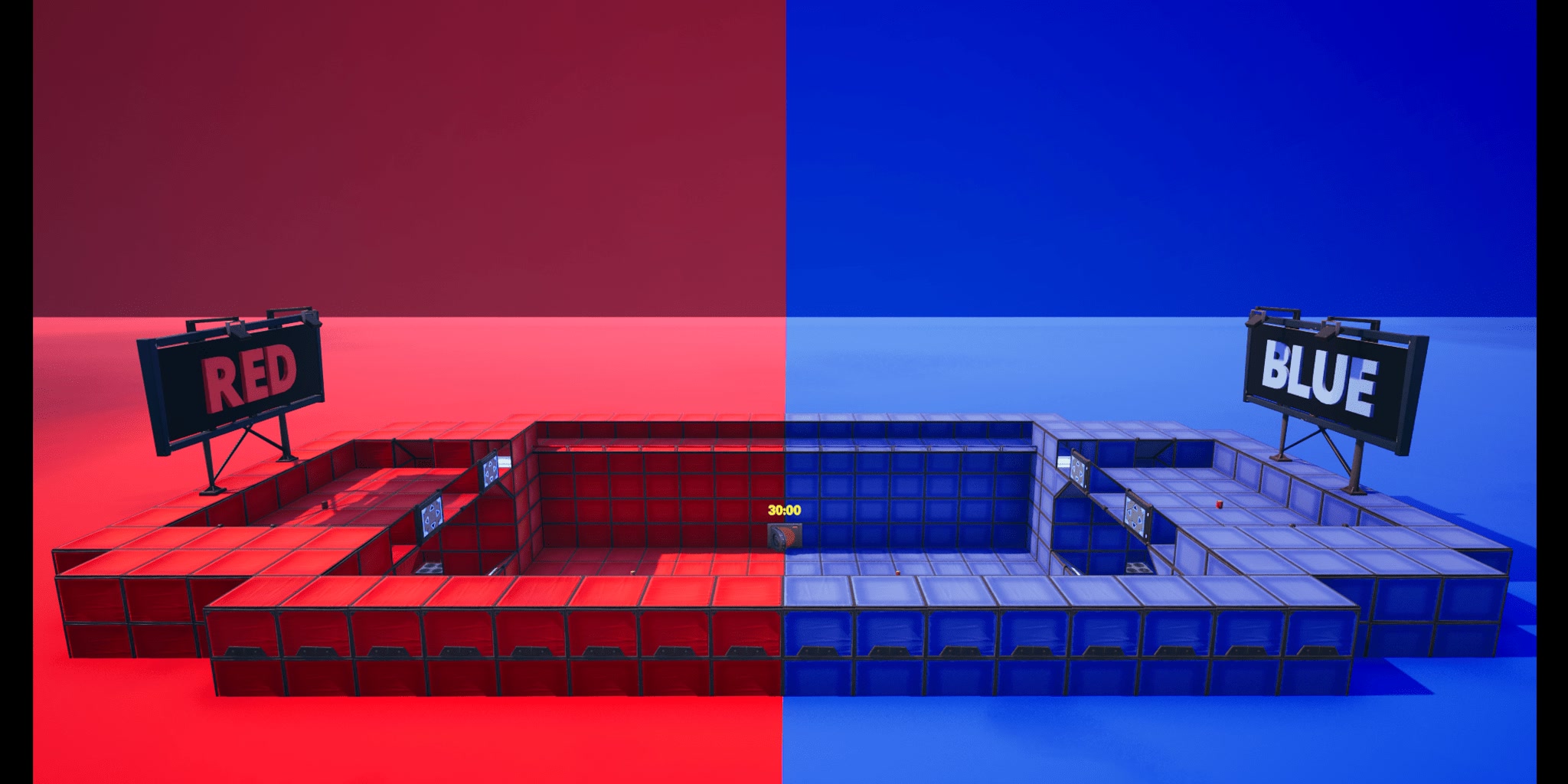 RED VS BLUE 2767-0997-1594 by zbyszekmyszek - Fortnite Creative Map ...