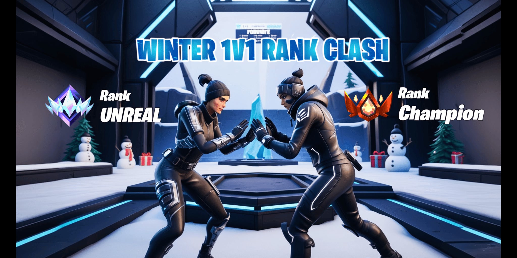 Winter 1V1 Rank Clash ️🔥🏆 7286-2998-6113 by teamlavanta - Fortnite Creative Map Code - Fortnite.GG