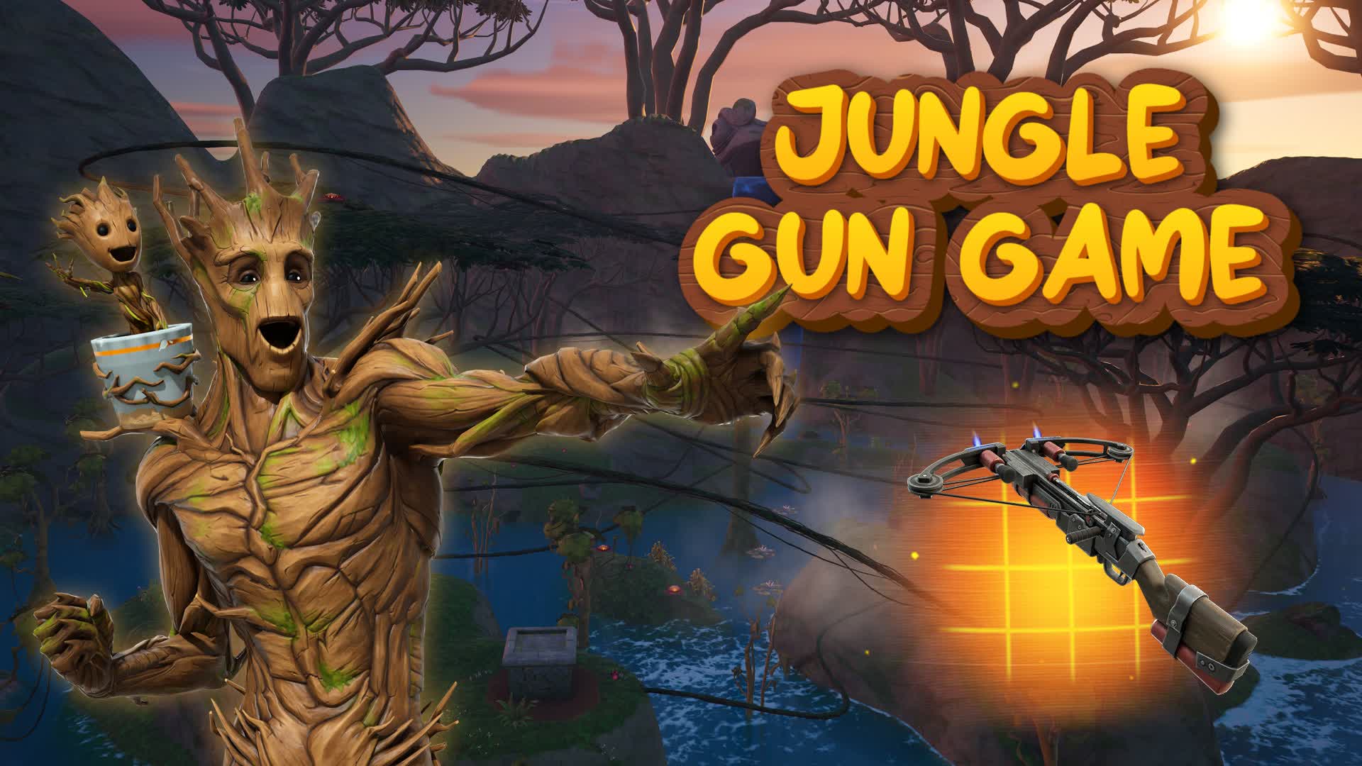 Jungle Gun Game 9001-5396-4233 by schleini - Fortnite Creative Map Code ...