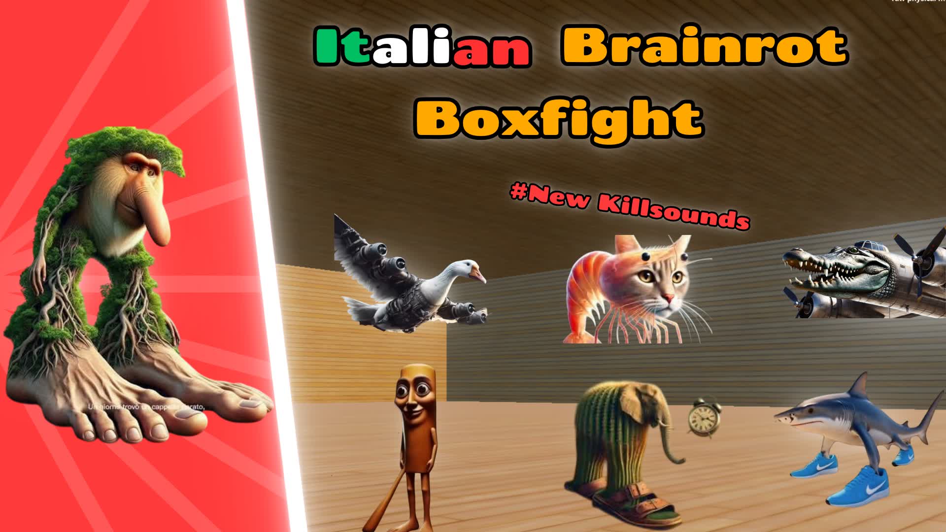 🧠 ITALIAN BRAINROT BOXFIGHTS 📦 FFA 5042-1106-9112 by hekel - Fortnite