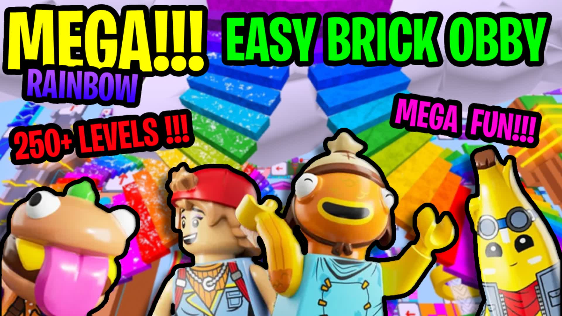 🌈 BRICK OBBY 1950-5667-8828 من ابتكار 800vbucks - Fortnite