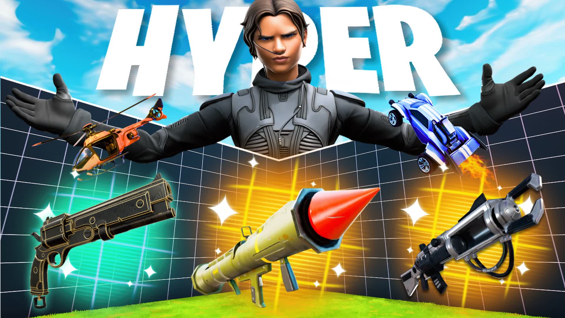 HYPER 1V1 🎯 - ALL GUNS & VEHICLES 🚁 6121-9408-6968 by pandevvo ...