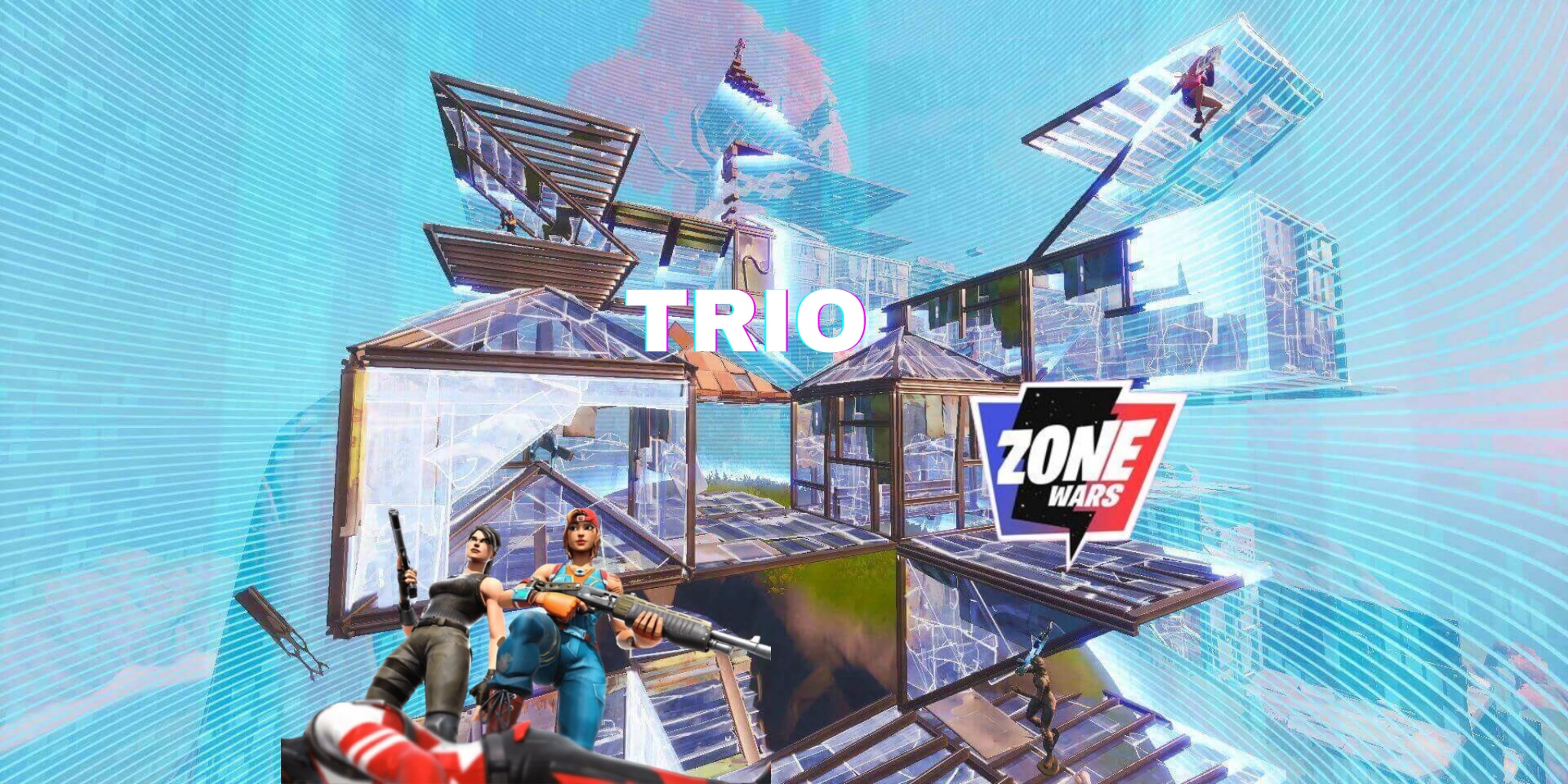 ZONE WARS TRIO 7917-1220-2041 by tangoma - Fortnite Creative Map Code - Fortnite.GG