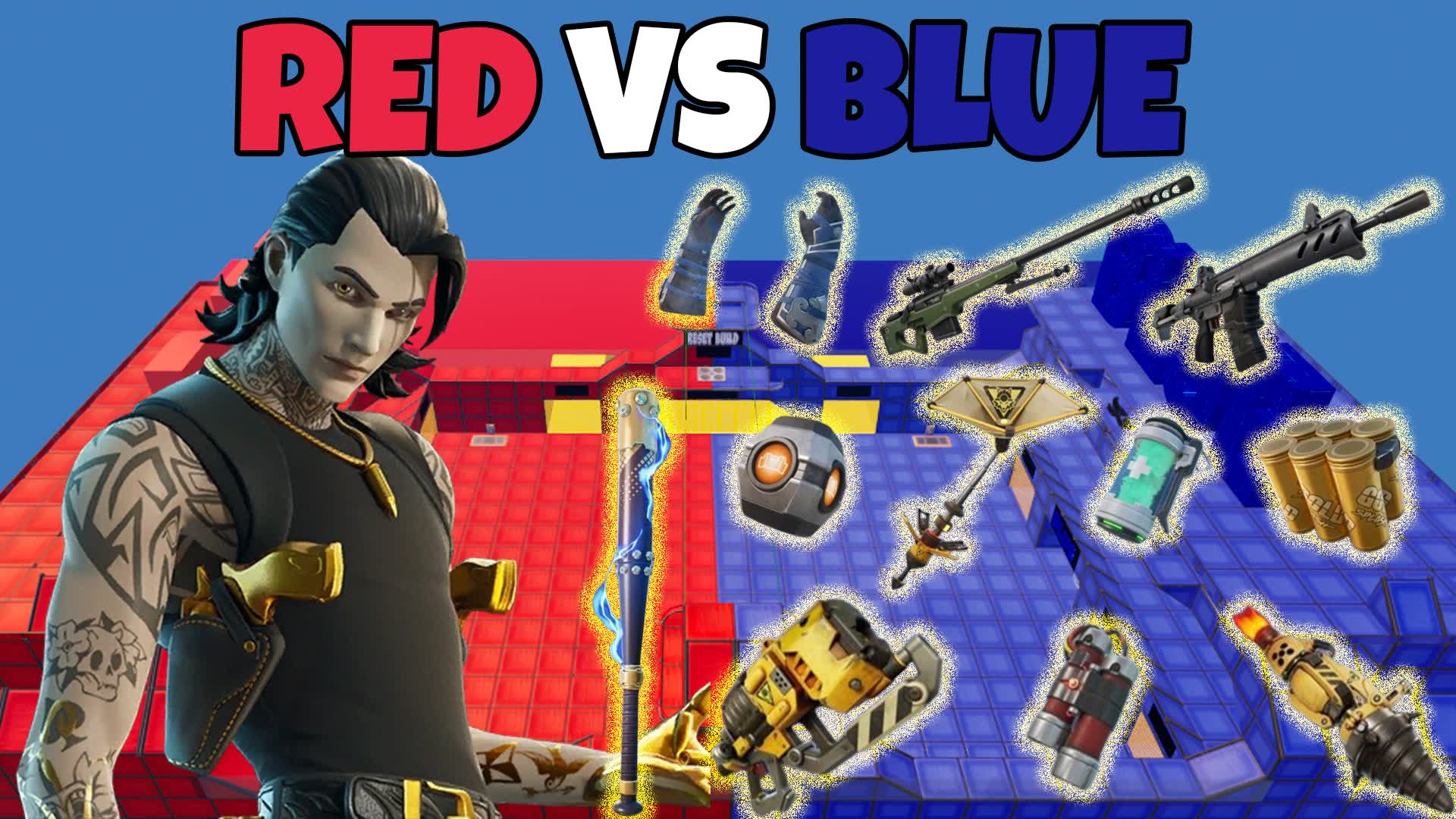 🔵🔴 RED VS BLUE 🔴🔵🌟CH6 S2🌟 8036-2019-3706 by xhe - Fortnite Creative Map ...