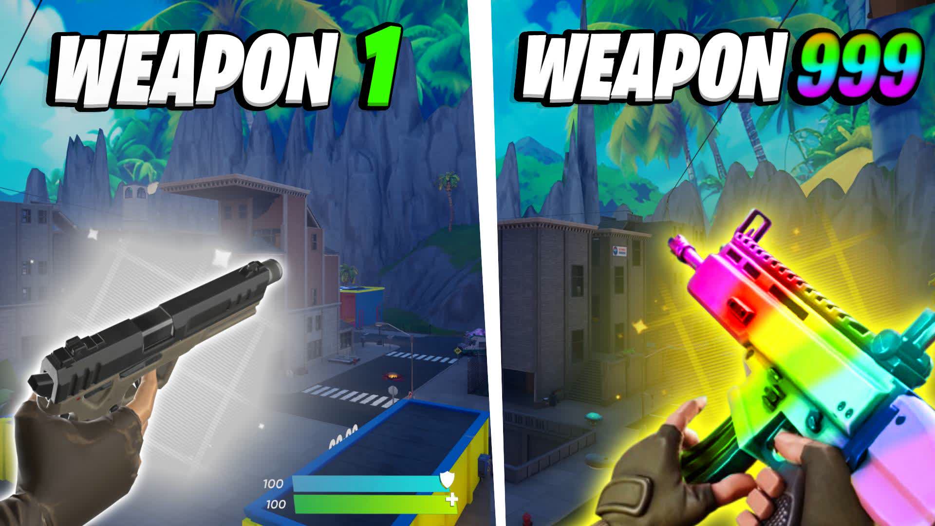 EXOTIC TILTED GUN GAME FIRST PERSON XMAS 0097-3636-9140 by kidplayer - Fortnite Creative Map ...