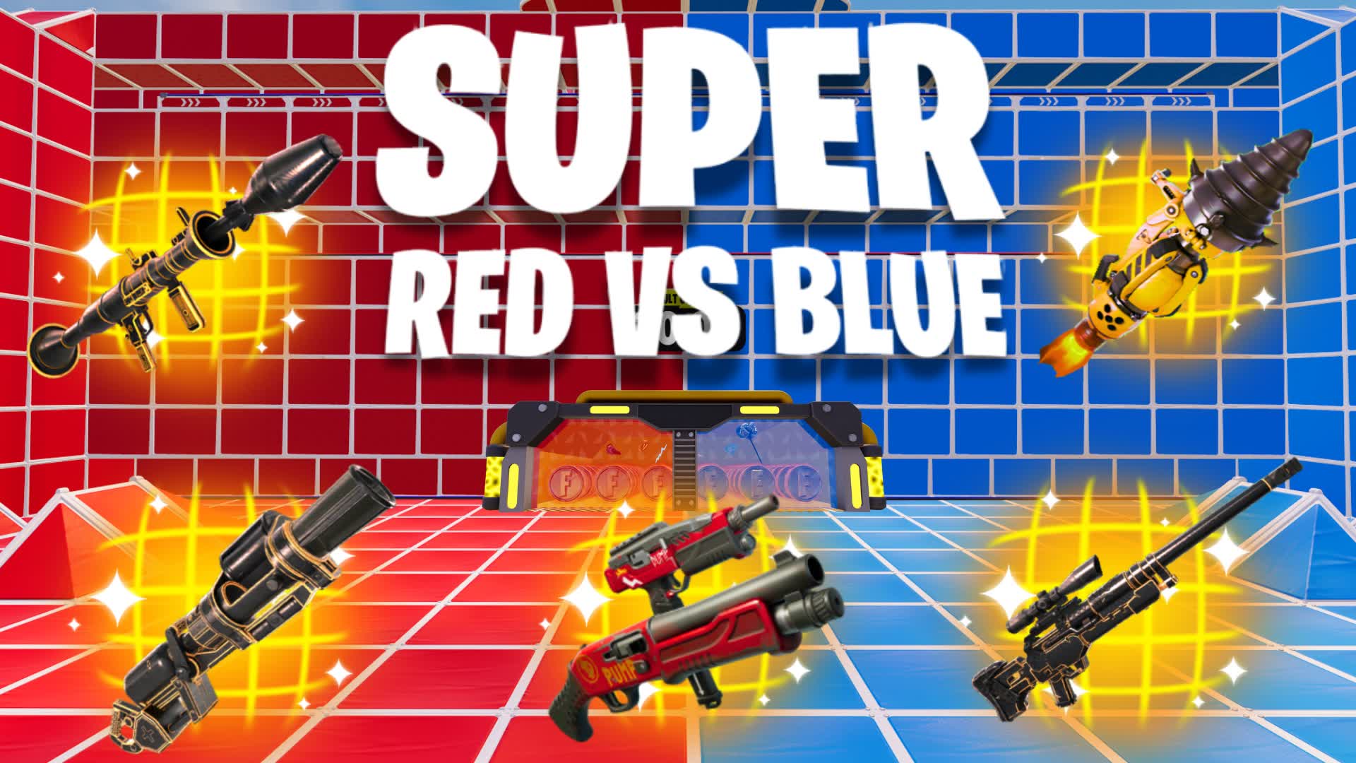 SUPER RED VS BLUE 🔴🔵 5284-1334-4012 by patrickstella - Fortnite ...